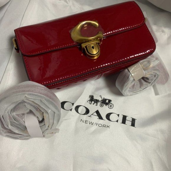 Coach | Bags | Coach Studio Baguette Dual Purpose Bright Red Handbag ...